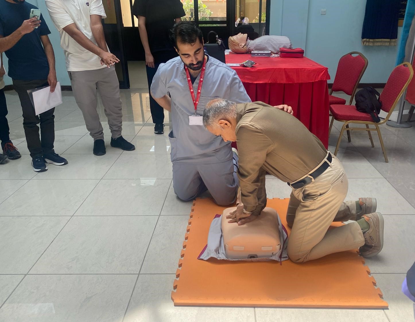 First Aid Training by UOB Nursing Department - University of Bahrain