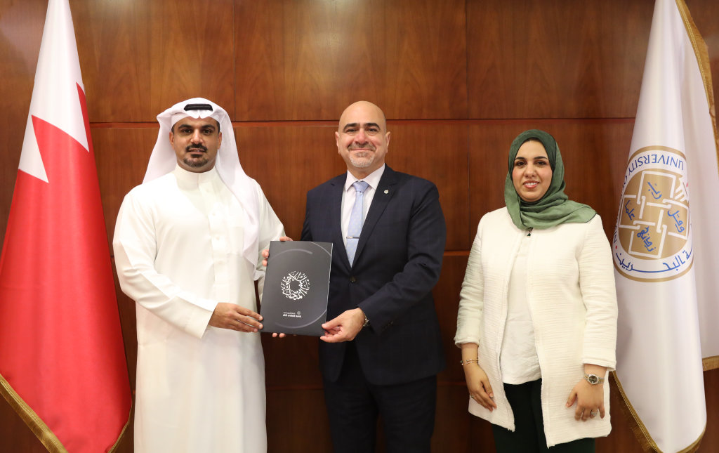 The President of UoB Praises the Support of Ahli United Bank for the ...